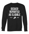 Decker Reported As Eligible Shirt Lions - Viralstyle