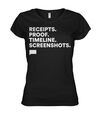 Receipts Proof Timeline Screenshots Shirt - Viralstyle