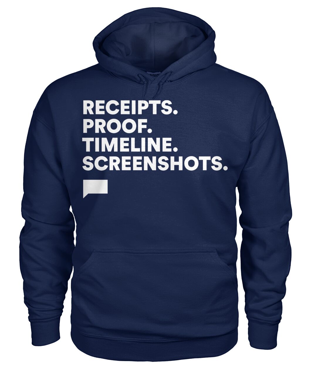 Receipts Proof Timeline Screenshots Shirt - Viralstyle