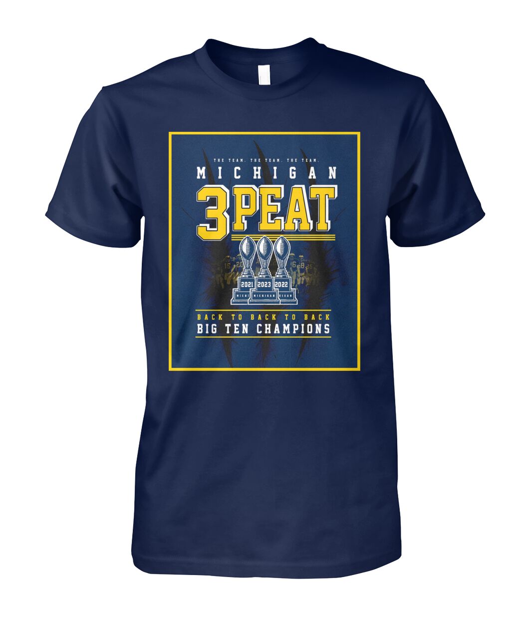 Michigan 3 Peat Shirt - Viralstyle