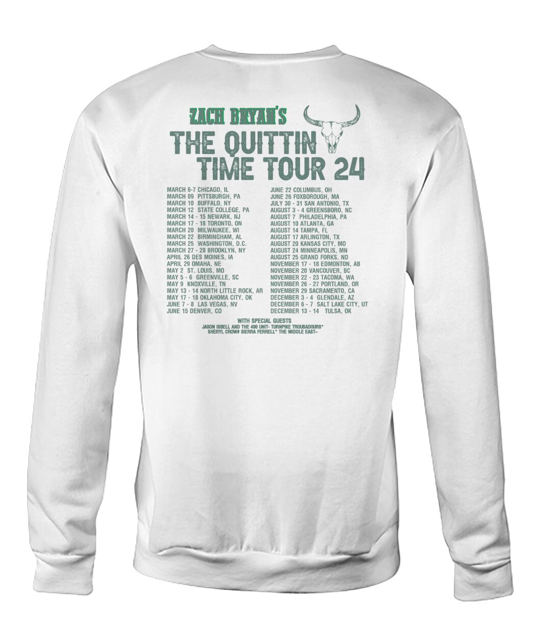The Quittin Time Tour Zach Bryan 2024 T Shirt - Viralstyle