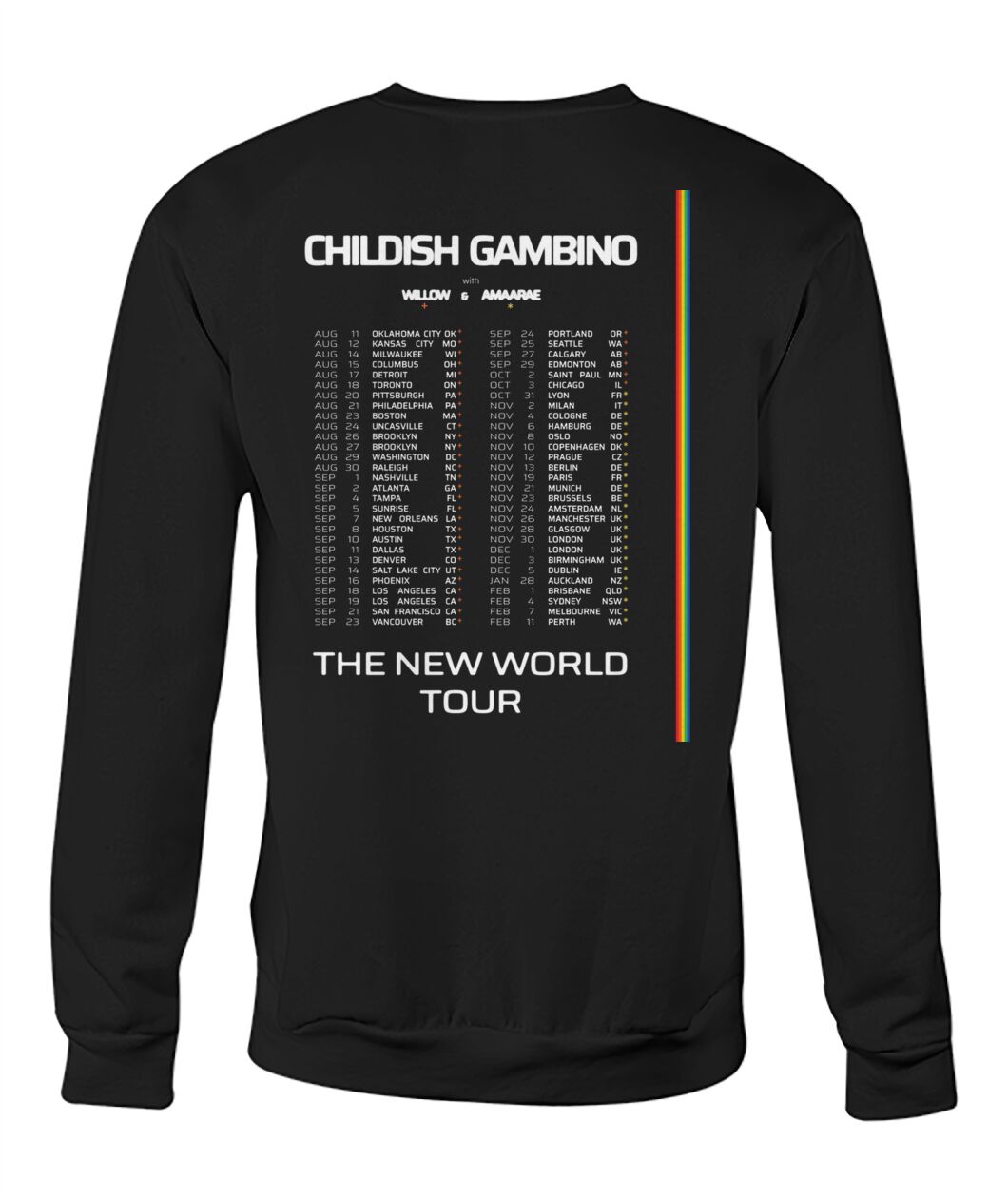 Childish Gambino The New World Tour 2024 Merch - Viralstyle