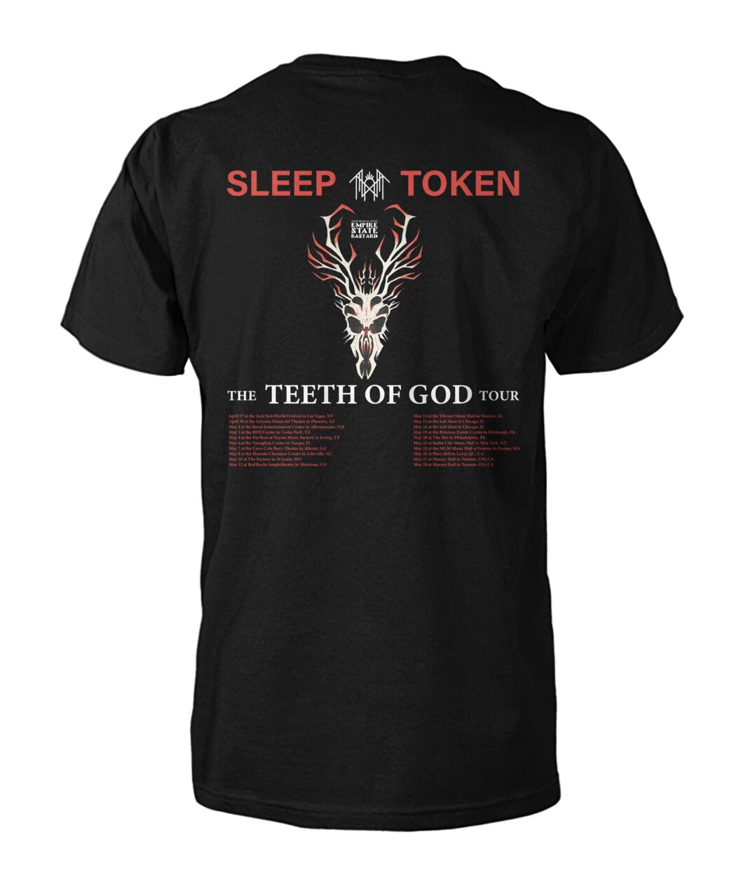 Sleep Token Teeth Of God Tour 2024 Merch - Viralstyle