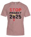 Stop Project 2025 USA Election Donald Trump T Shirts - Viralstyle
